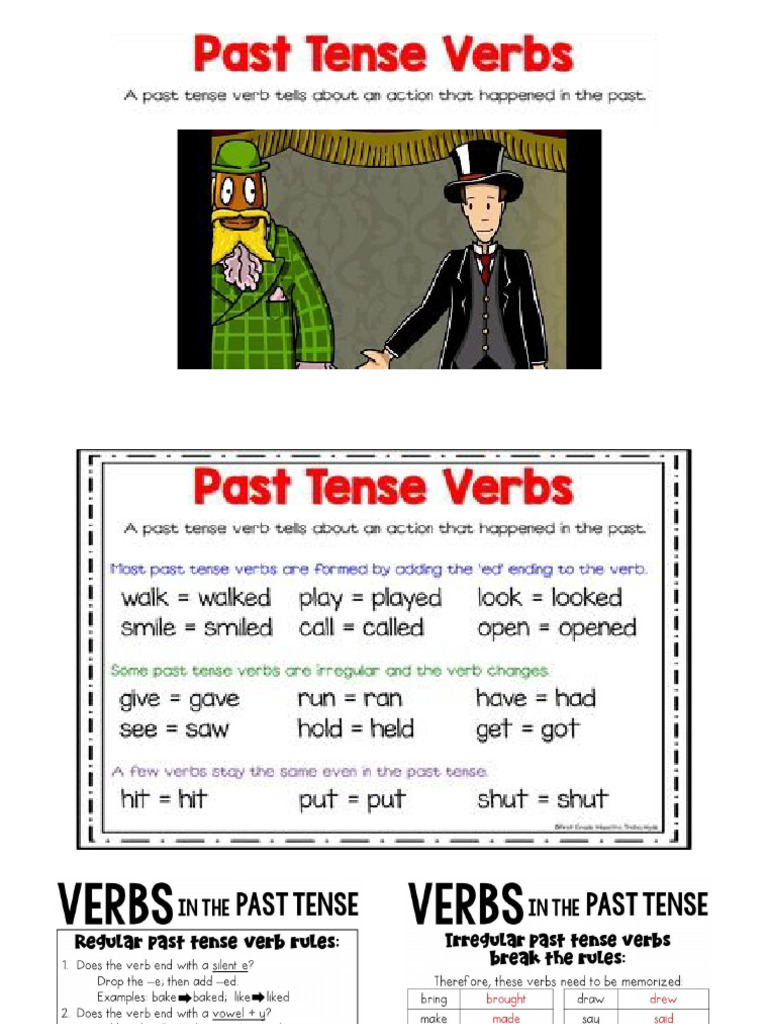 Past Tense Verbs | PDF