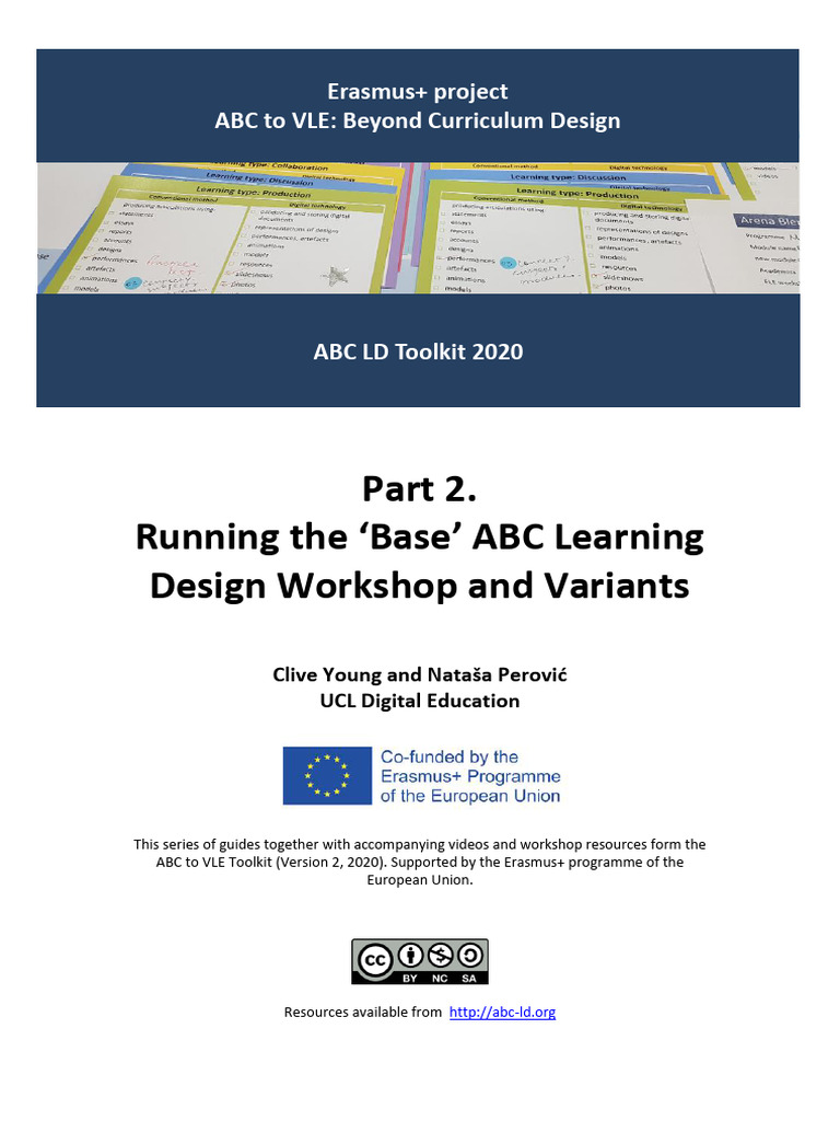 Part 2. Facilitating Base ABC Learning Design Workshop July 20 | PDF ...