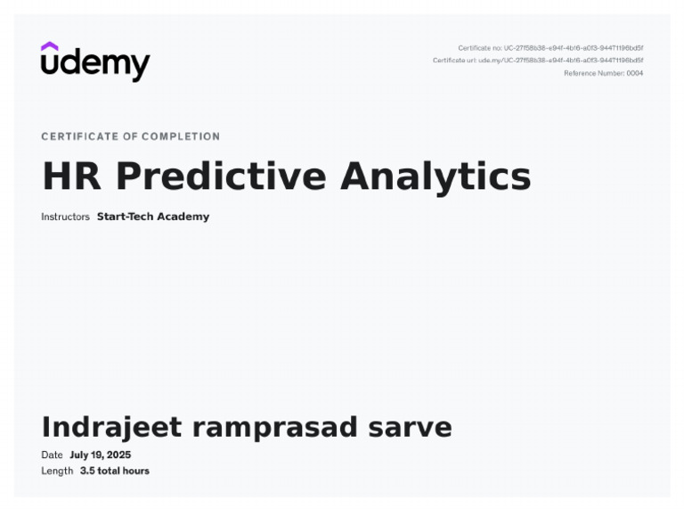 HR Predictive Analysis | PDF