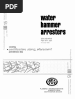 Water Hammer Arrestor | PDF | Plumbing | Liquids