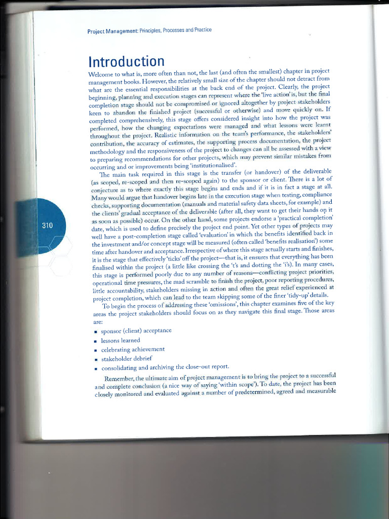 Week 15 Finalising The Project | PDF