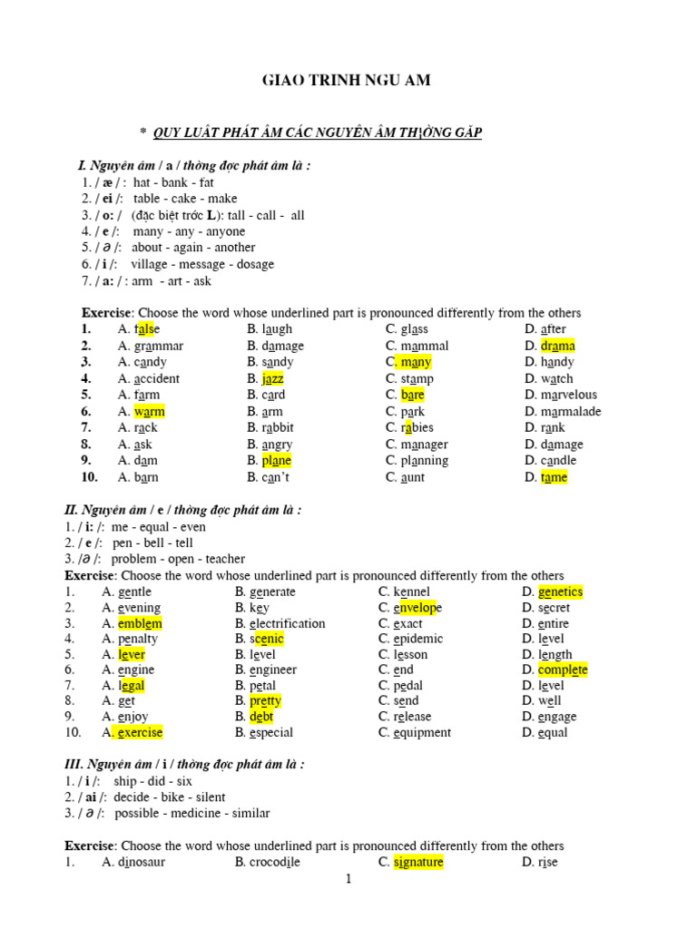 Giao-Trinh-Ngu-Am-10-11-12 | PDF