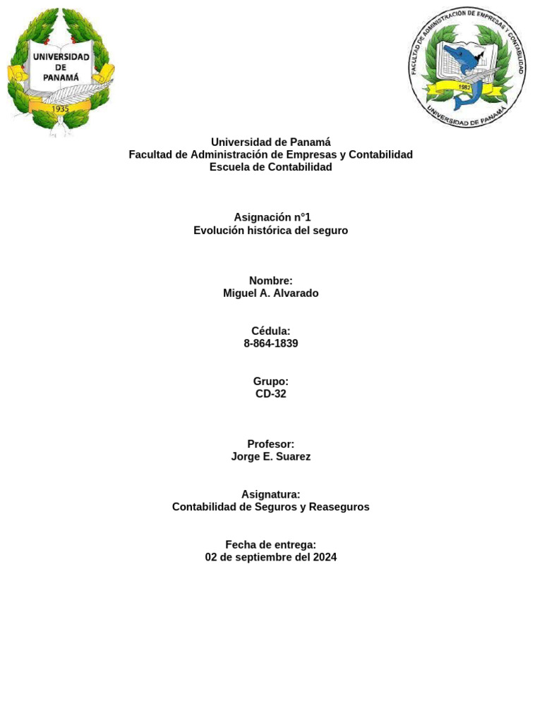 Evolucion Historica Del Seguro y Reaseguro | PDF | Seguro | Reaseguro