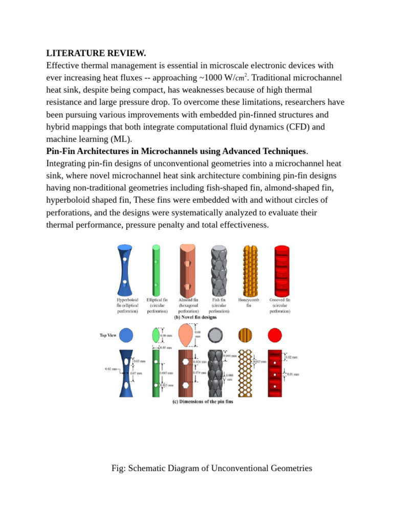 A Novel Pin Finned Structure-Embedded Microchannel Heat Sink CFD-data ...