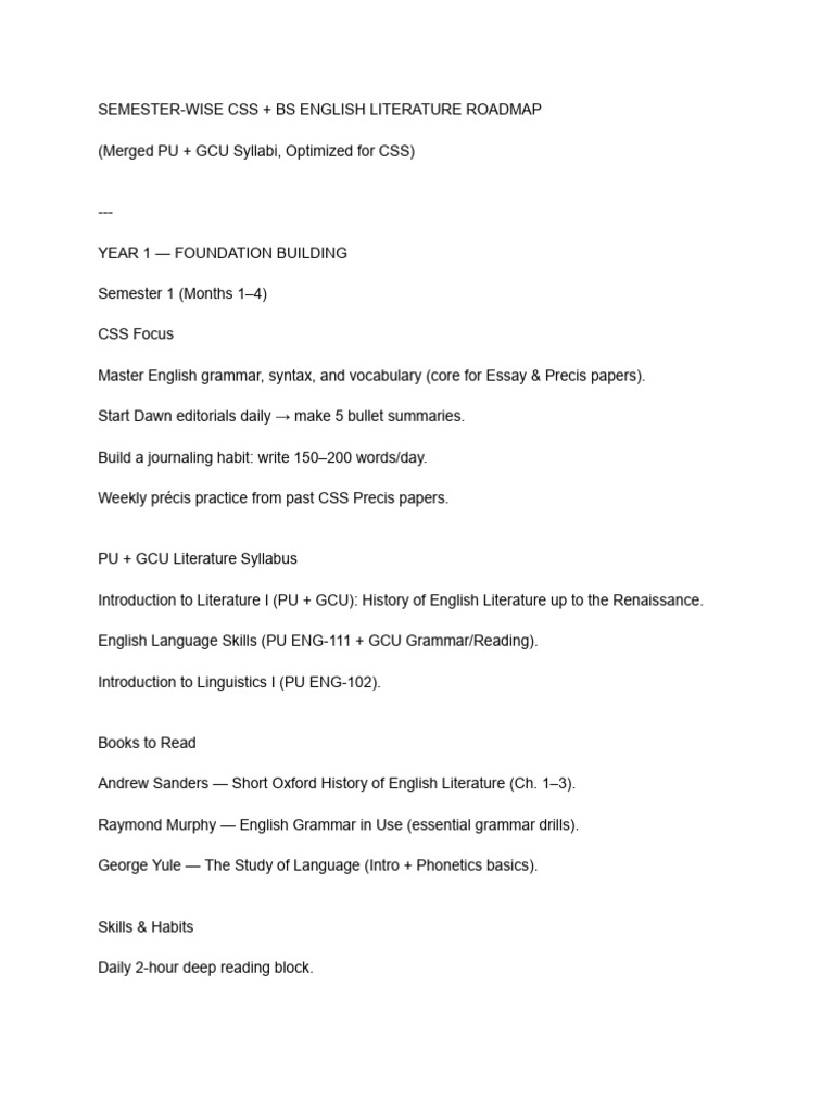 Pu, Gcu and Css | PDF | William Shakespeare | Writing