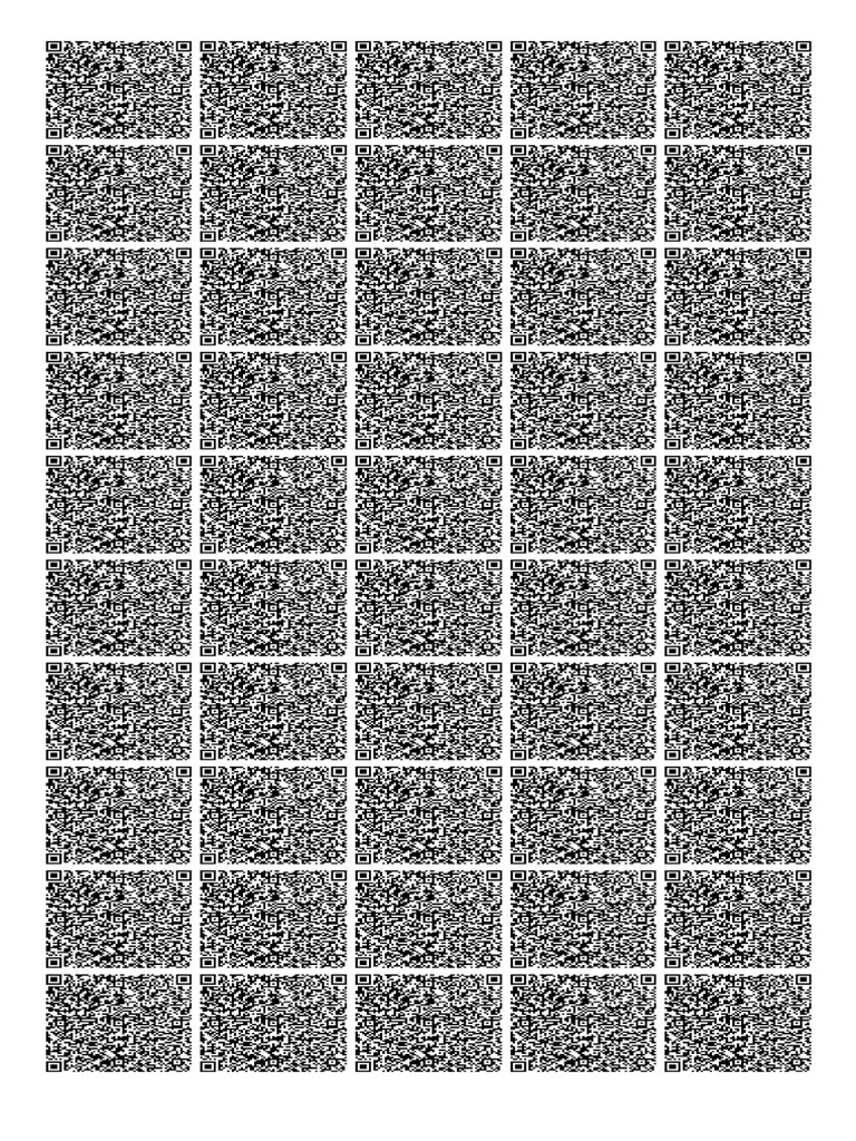 QR Codes A4 Clean | PDF