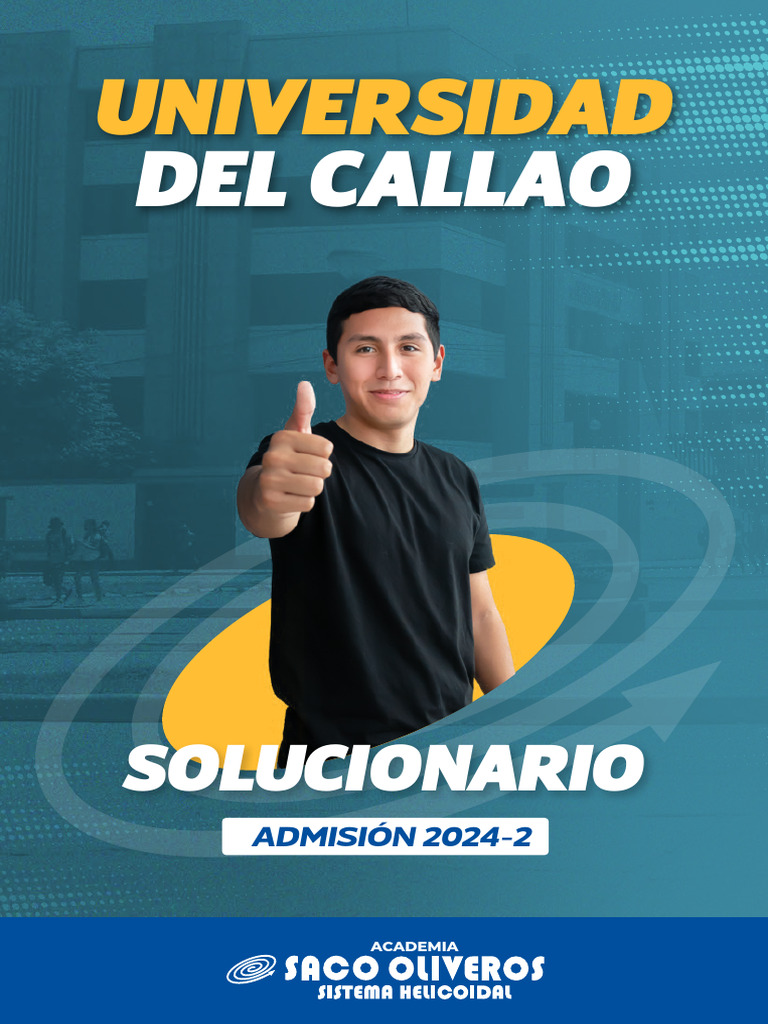 Solucionario u Callao 2024-2 | PDF | Lógica matemática | Matemática Elemental