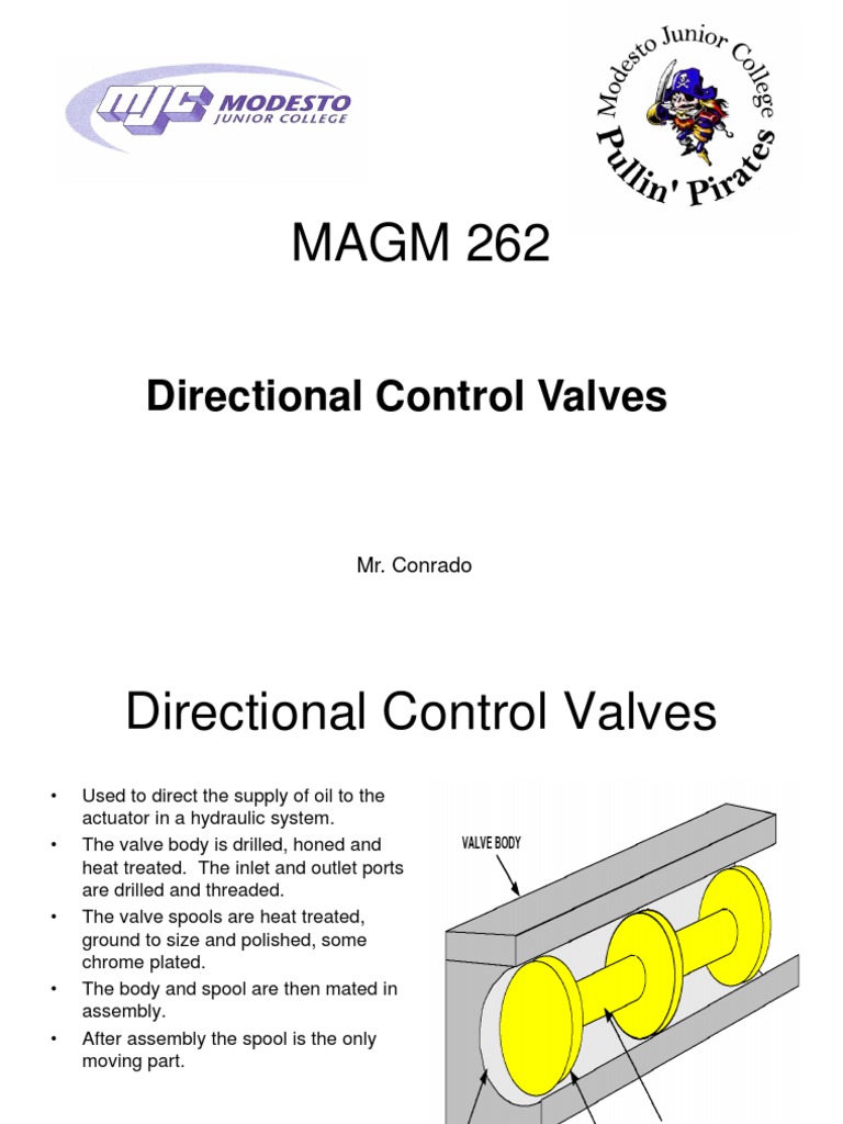 Directional Control Valves Explained | PDF | Valve | Gases