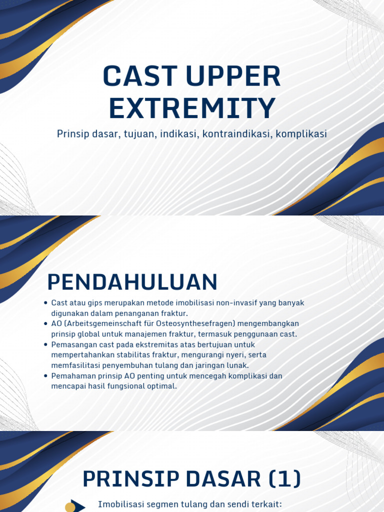 1 - Cast Upper Extremity | PDF