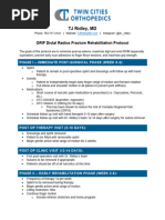 Boxer's Fracture Rehabilitation Protocol | PDF | Injury ...