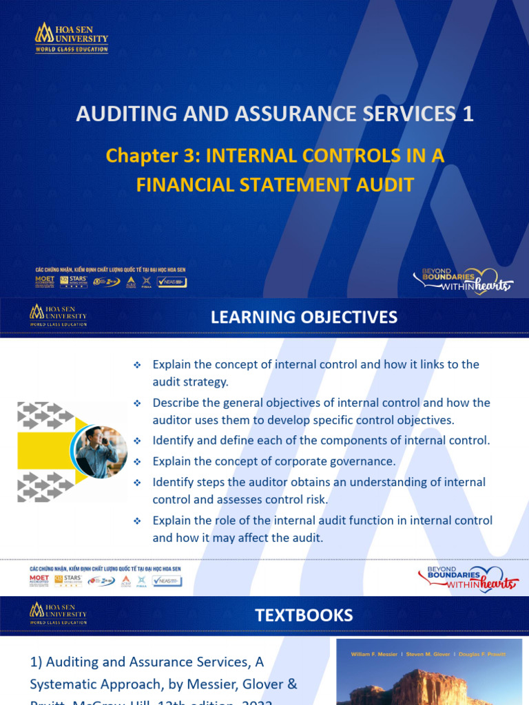 SAA1 Chap 3 Internal Controls | PDF | Internal Control | Audit