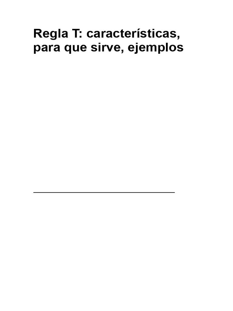 Uso y características de la regla T | PDF | Perpendicular | Dibujo