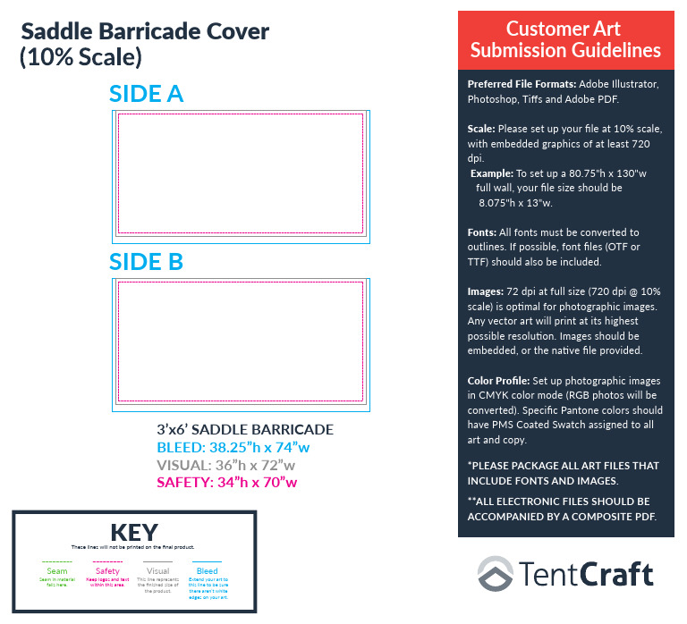 3x6 Saddle Barricade DS CT | PDF | Communication Design | Graphics
