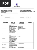 COI/NCOI Ratings for PPST Indicators | PDF