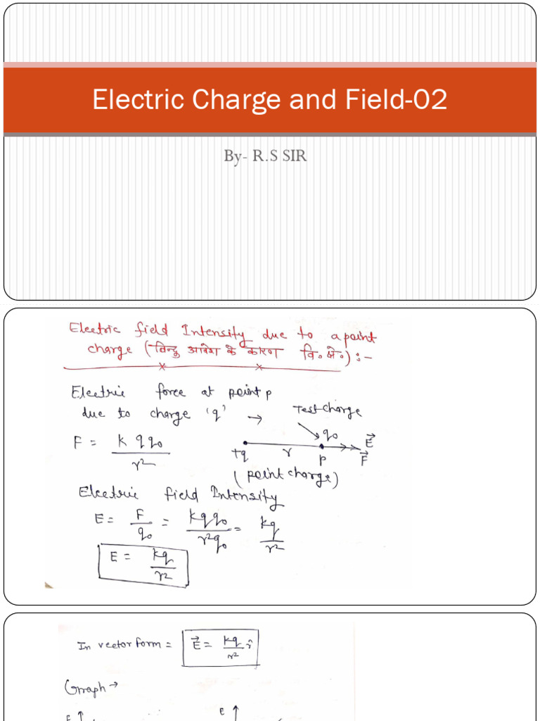 Electric Charge and Field-02-1 | PDF