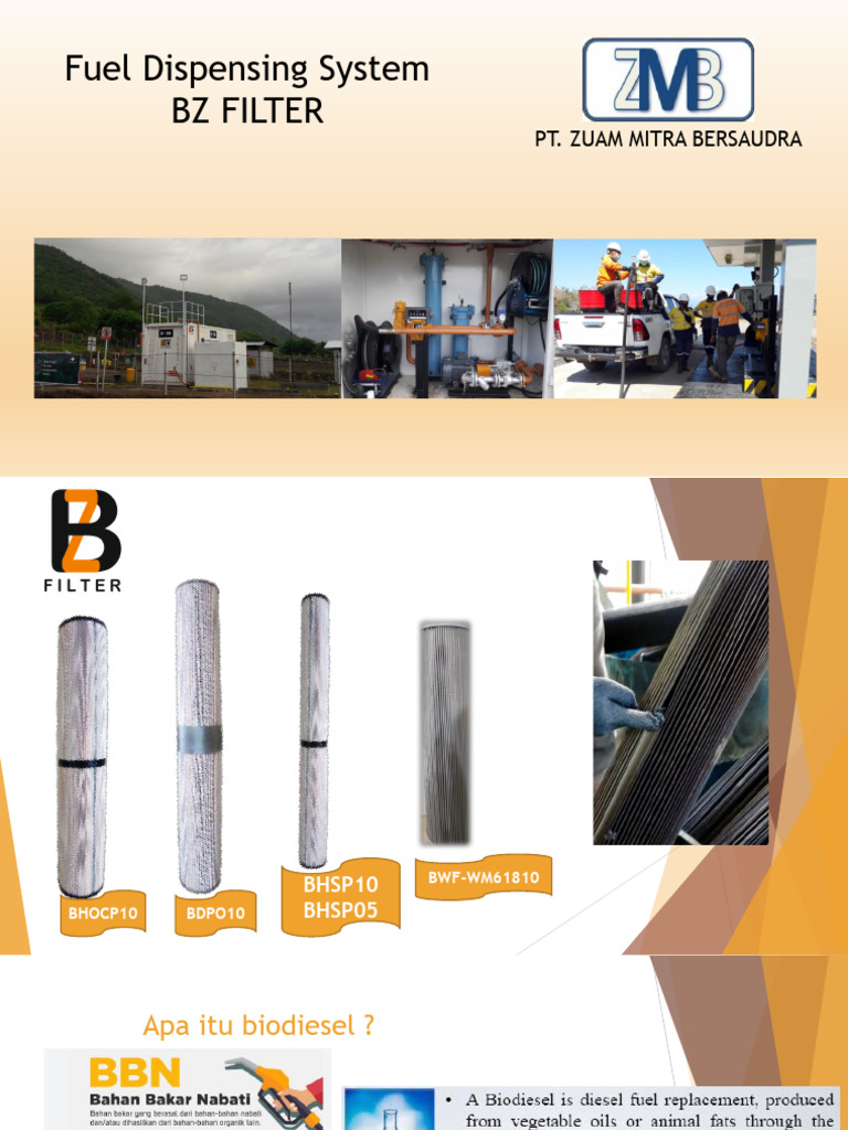 Fuel Dispensing System - BZ Filter | PDF | Biodiesel | Fuel Injection