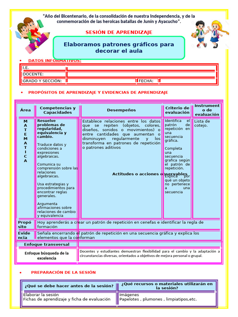 "Patrones de Repetición en Matemáticas" | PDF | Aprendizaje | Modificación de comportamiento