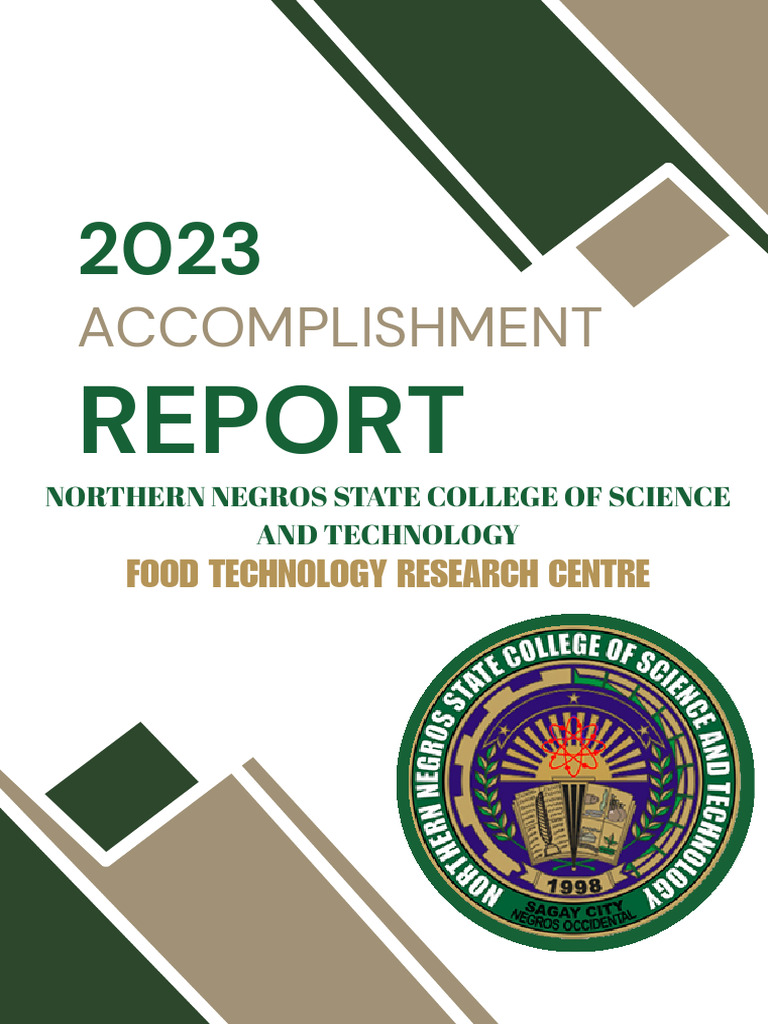 2023 Accomplishments of Food Tech Centre | PDF | Team Building