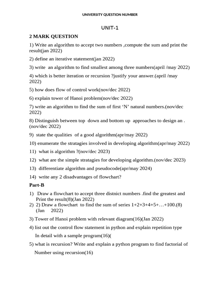 University Question Paper | PDF