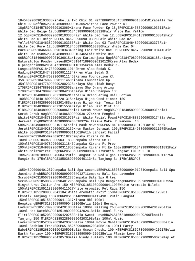 Master Barcode Part 2 | PDF | Vegan Cuisine | Foods