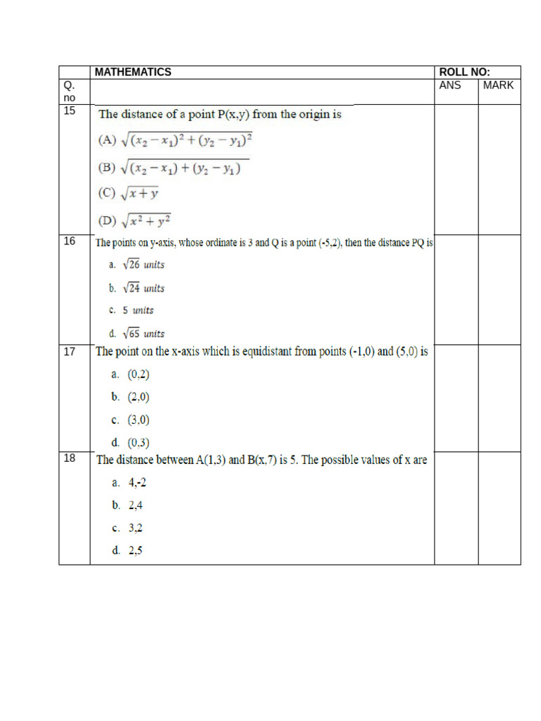 MATHEMATICS Integrated Test 4 26.07.25 | PDF