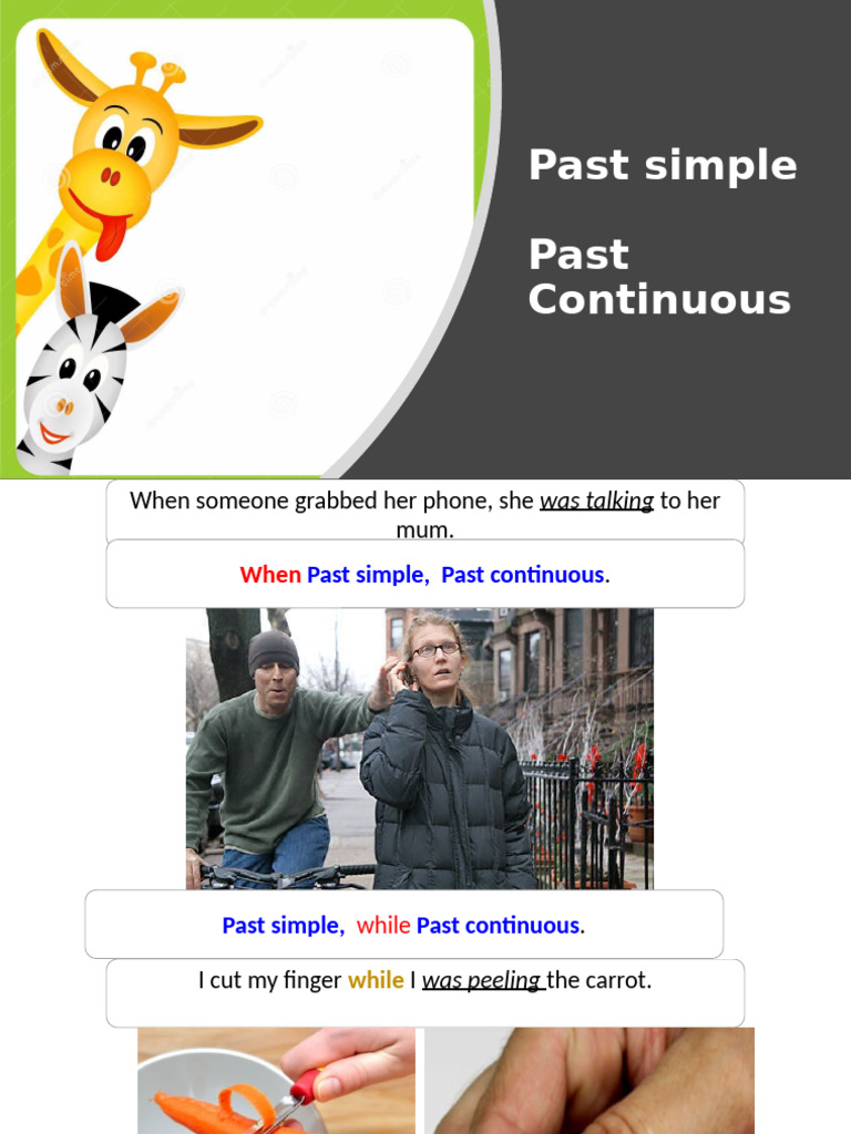 Past Simple vs. Past Continuous Exercises | PDF