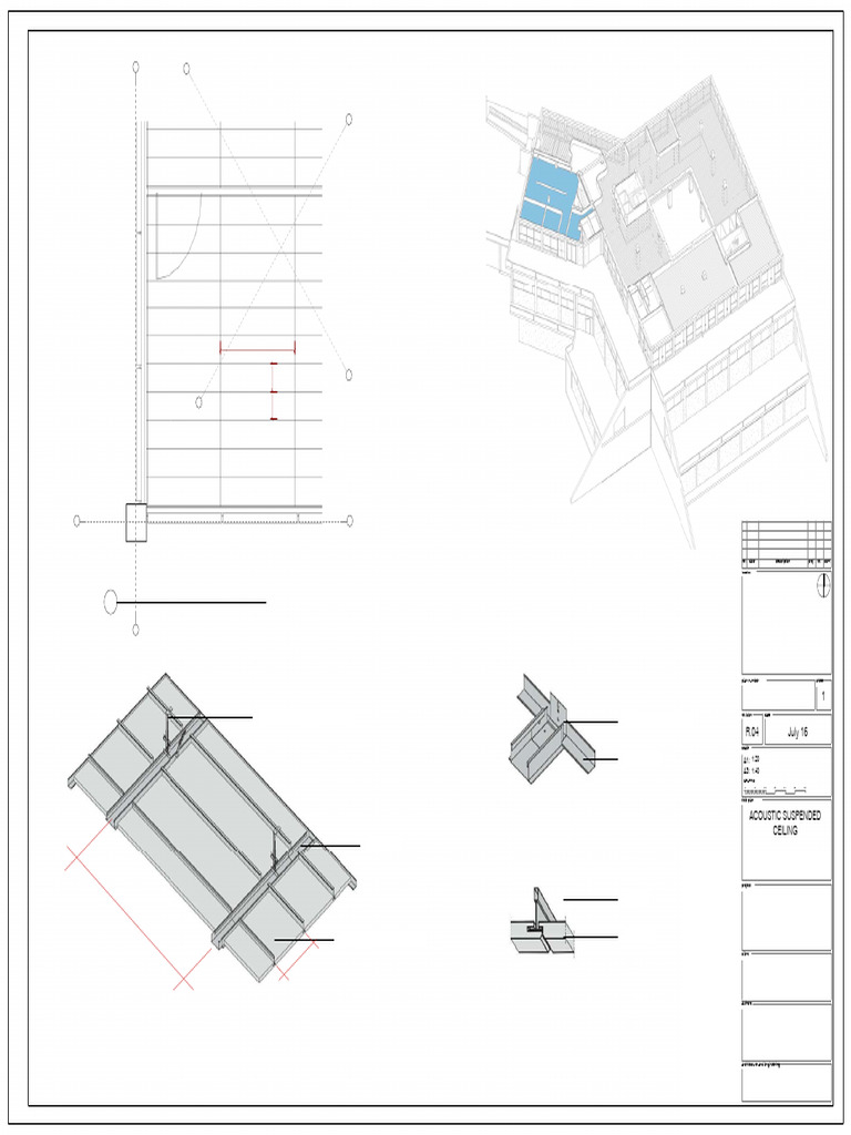 Accoustic Ceiling | PDF | Building Engineering | Architectural Elements