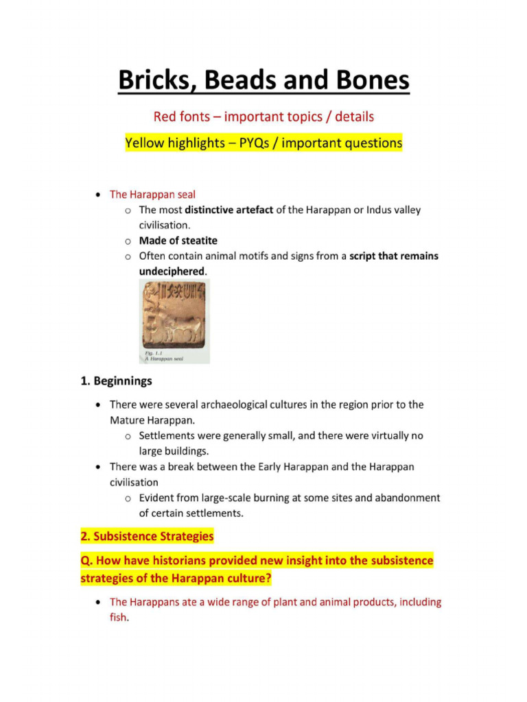 CH - 1 Class 12th History | PDF
