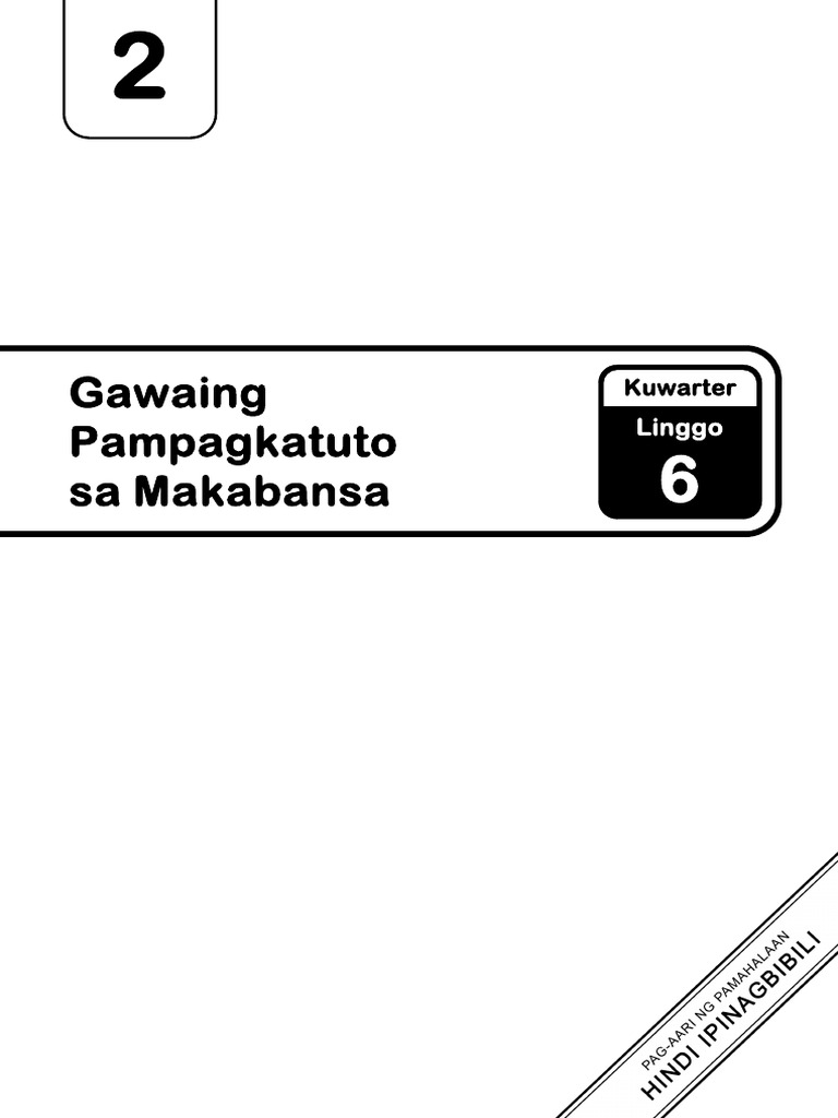 LAS Makabansa 2 Q1 Week6 v.2 | PDF