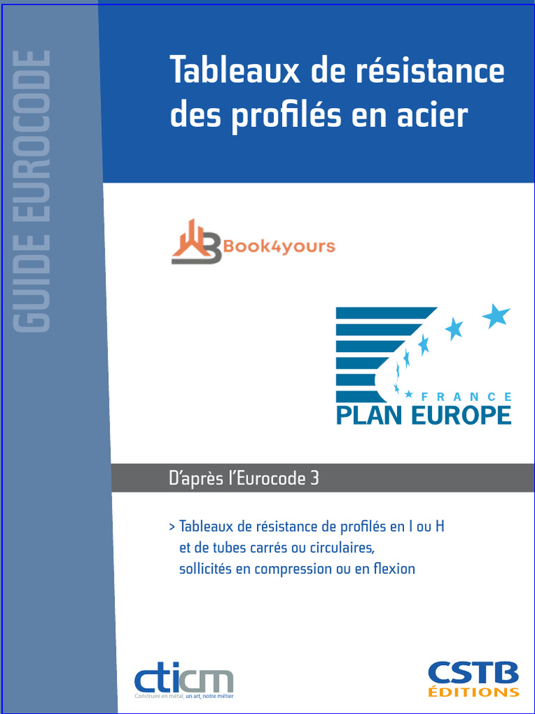 Tableaux de Résistance Des Profilé en Acier | PDF | Résistance des ...
