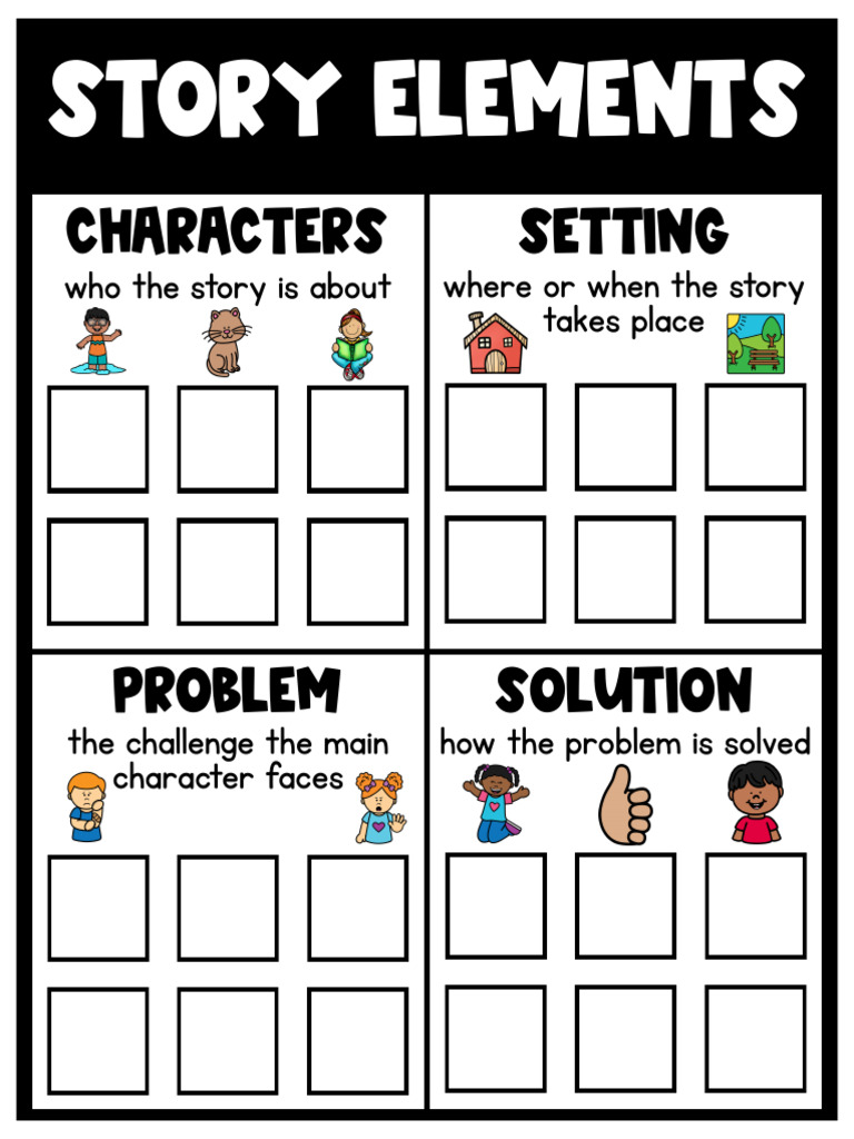 Story Elements - Interactive | PDF