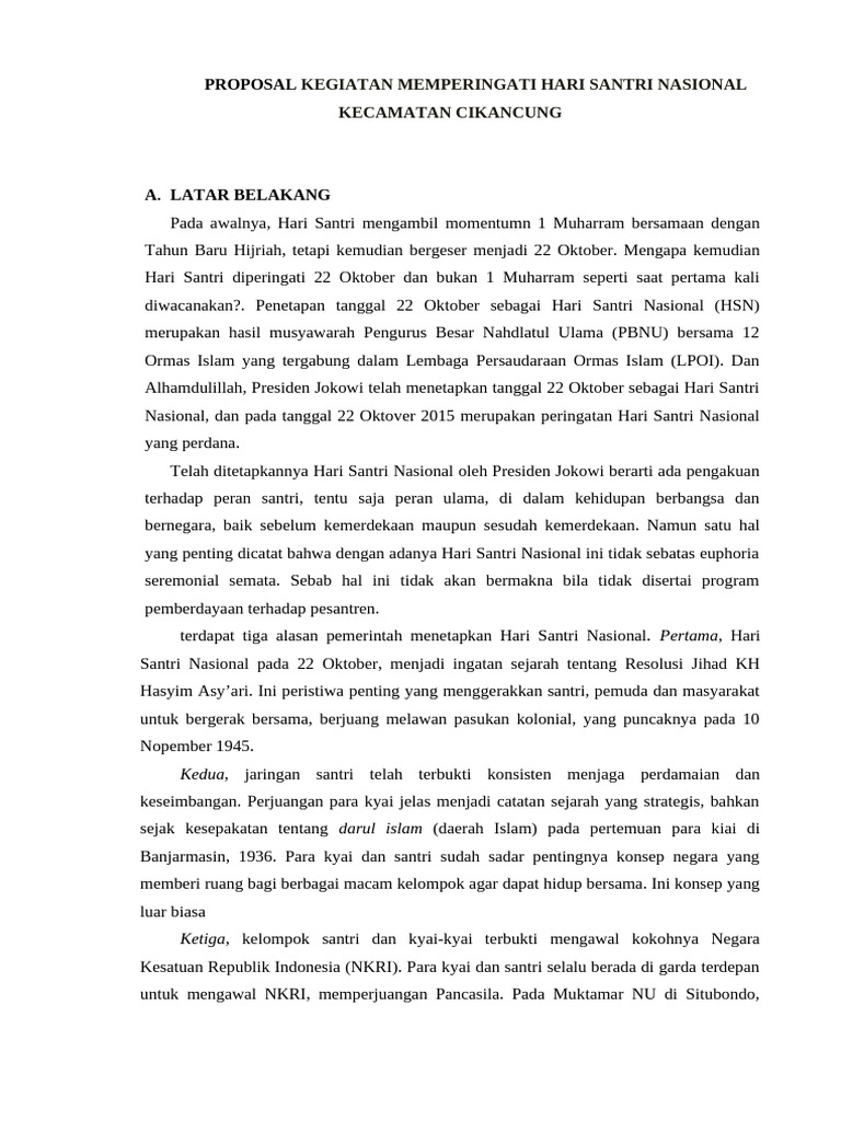 Draft Proposal HSN - ANSOR 2025 | PDF