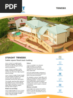 Trimdek: Design and Installation Guide | PDF | Roof | Screw