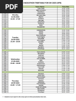 Sih Internal Hackathon 2025 Timeline | PDF