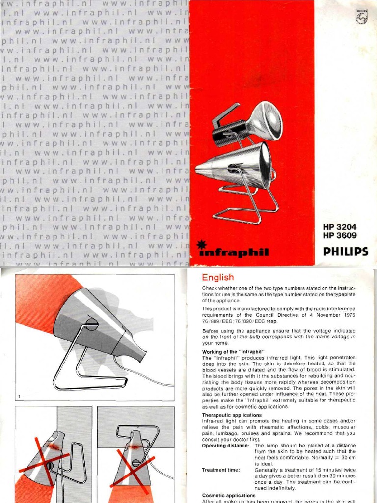 Philips Infraphil HP3609 | PDF | Sales | Light
