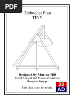 Trebuchet Arm Ratio and Mechanics | PDF | Torque | Velocity