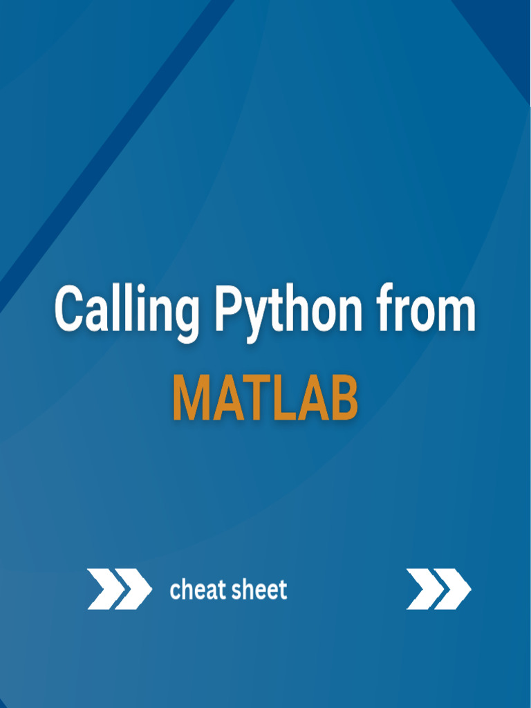 Using MATLAB With Python | PDF