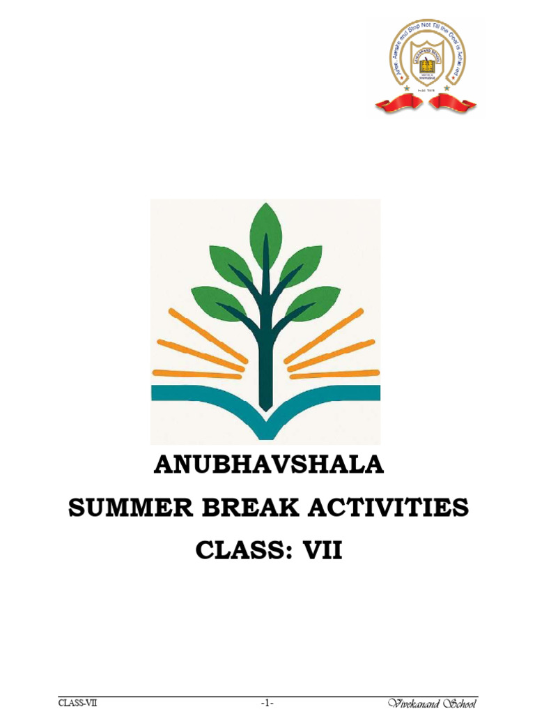 Anubhavshala HHW (Class VII) 2025-26 | PDF | Indus River