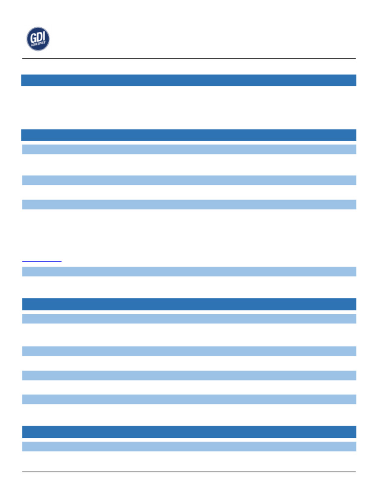 Super High Tack Adhesive Info Sheet | PDF | Personal Protective ...