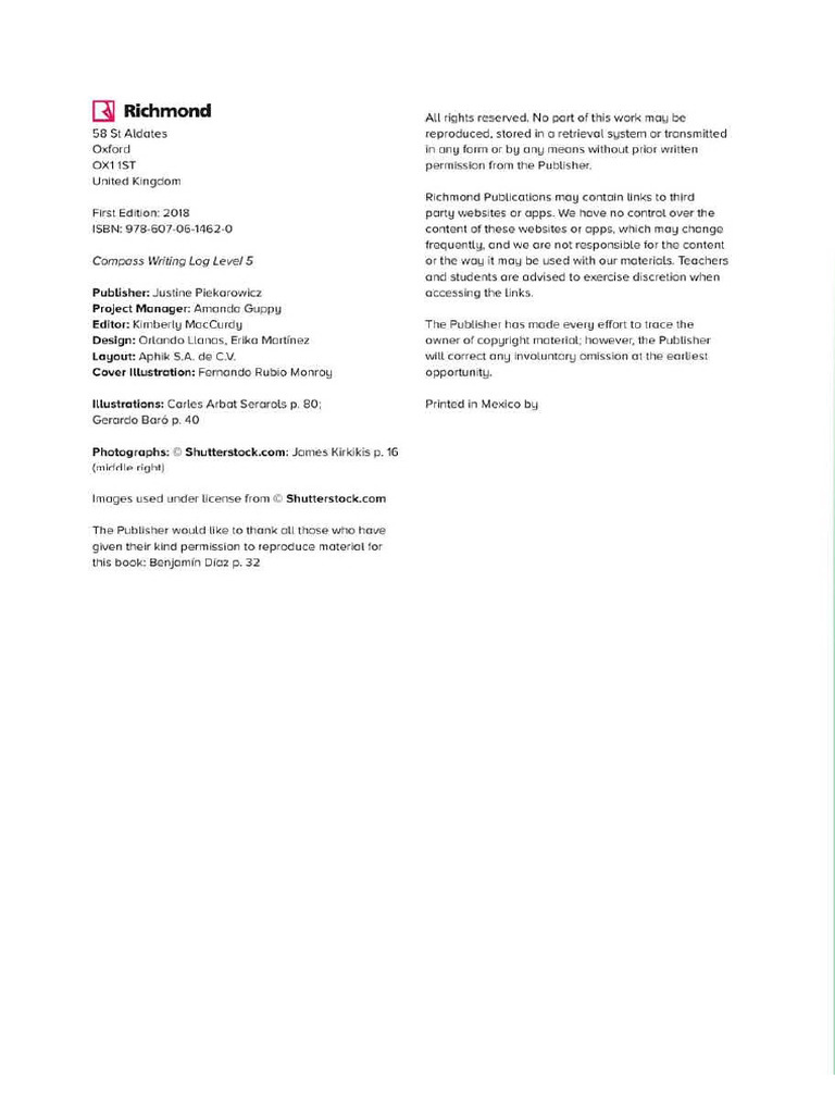 Compass 5 Writing Log Students Book-3 | PDF