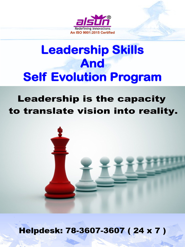 Leadership Skills & Self-Evolution Program | PDF