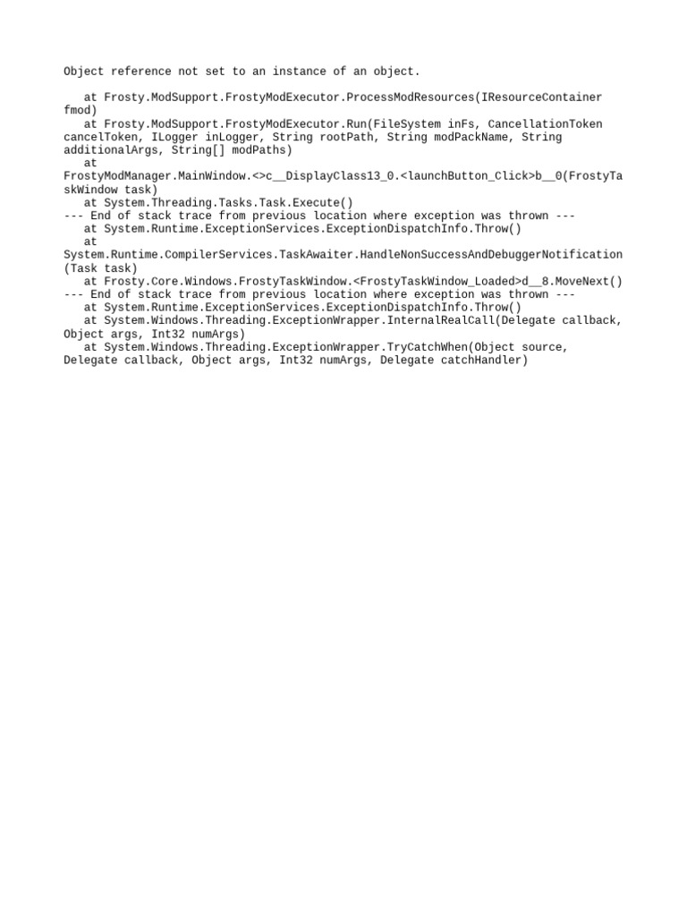 Crash Log | PDF
