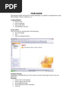 Microsoft Publisher User Guide | PDF | Software | Computing