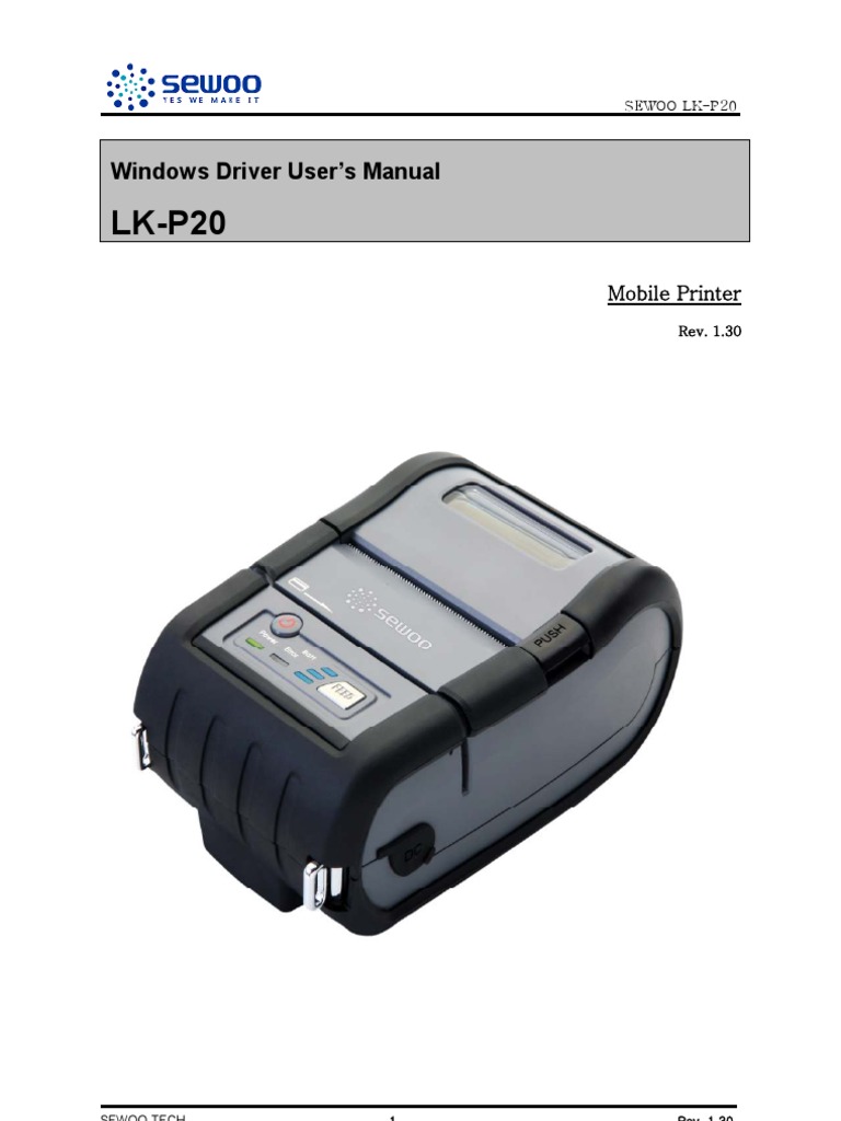 LK-P20 Windows Driver Manual - English | PDF | Device Driver | Microsoft Windows