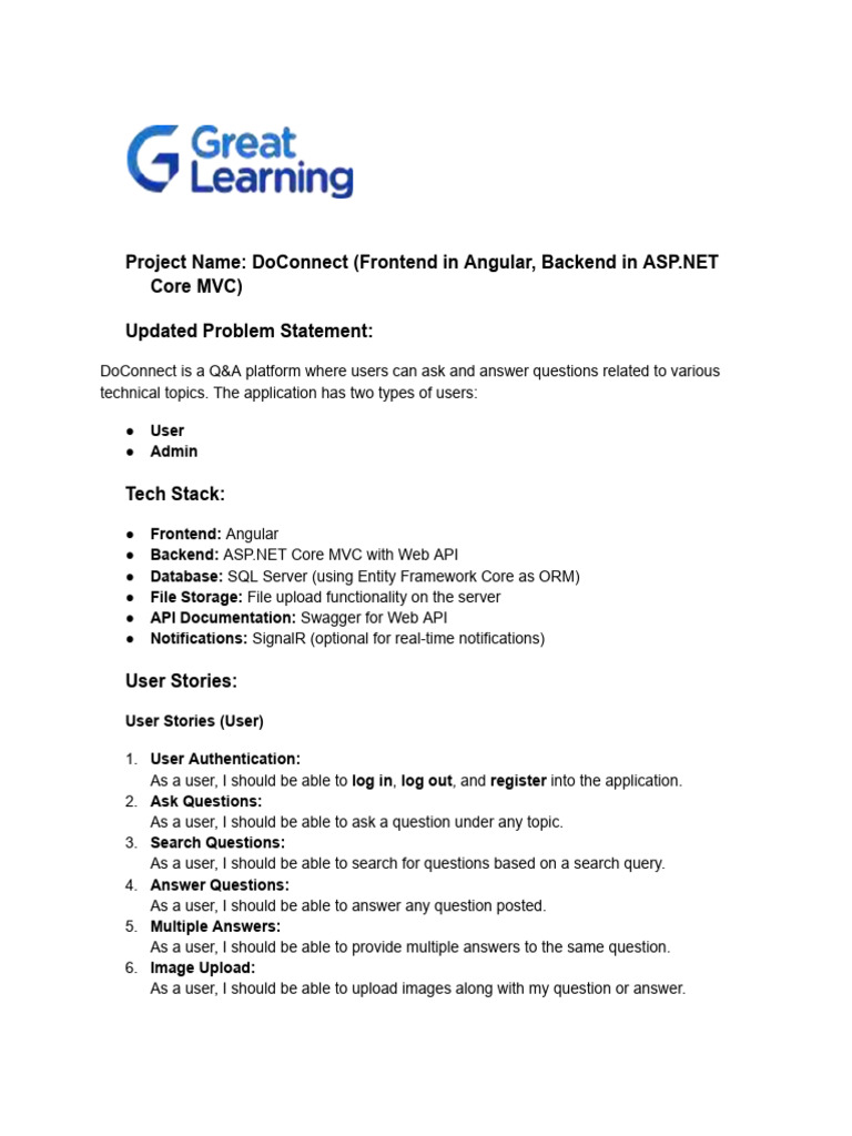 DoConnect Capstone Project (.NET + Angular) | PDF | Entity Framework | Databases