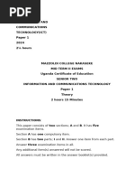 UCE ICT Paper 2 Practical 2024 | PDF | Computer File | Computing