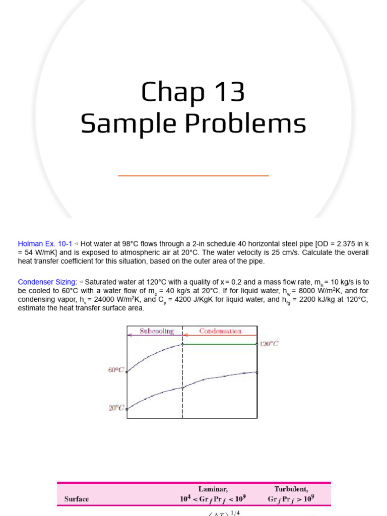 Chap 13 (LMTD) Sample Problems | PDF