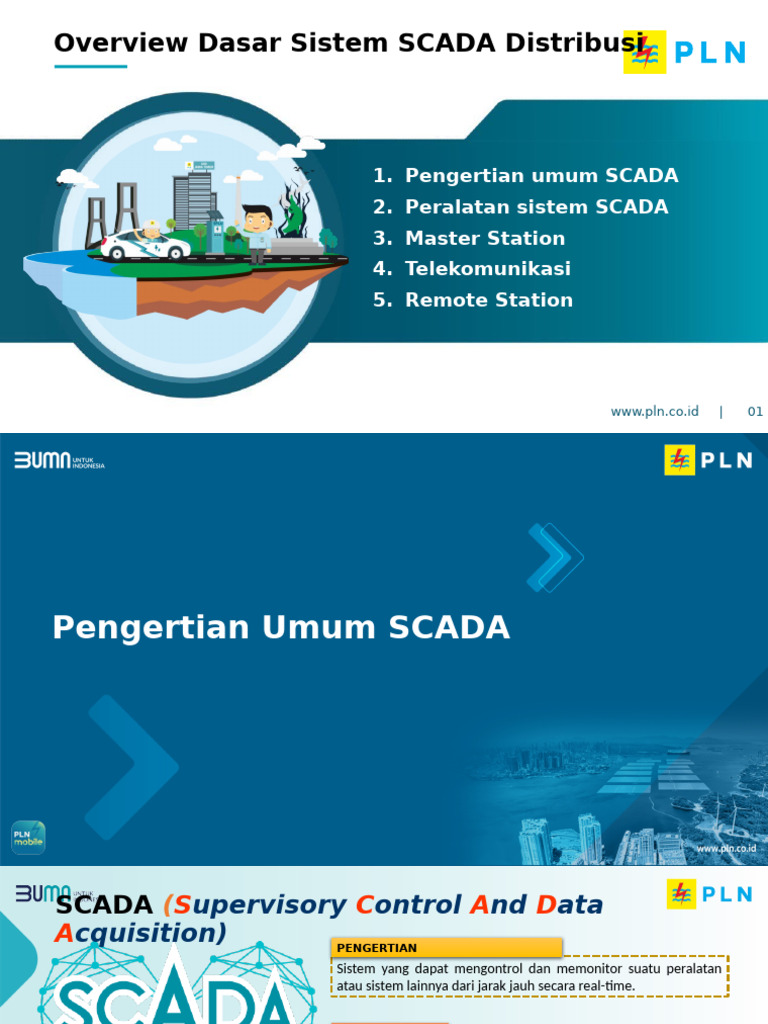 Implementasi SCADA Pada Sistem Tenaga Listrik - 70855 | PDF