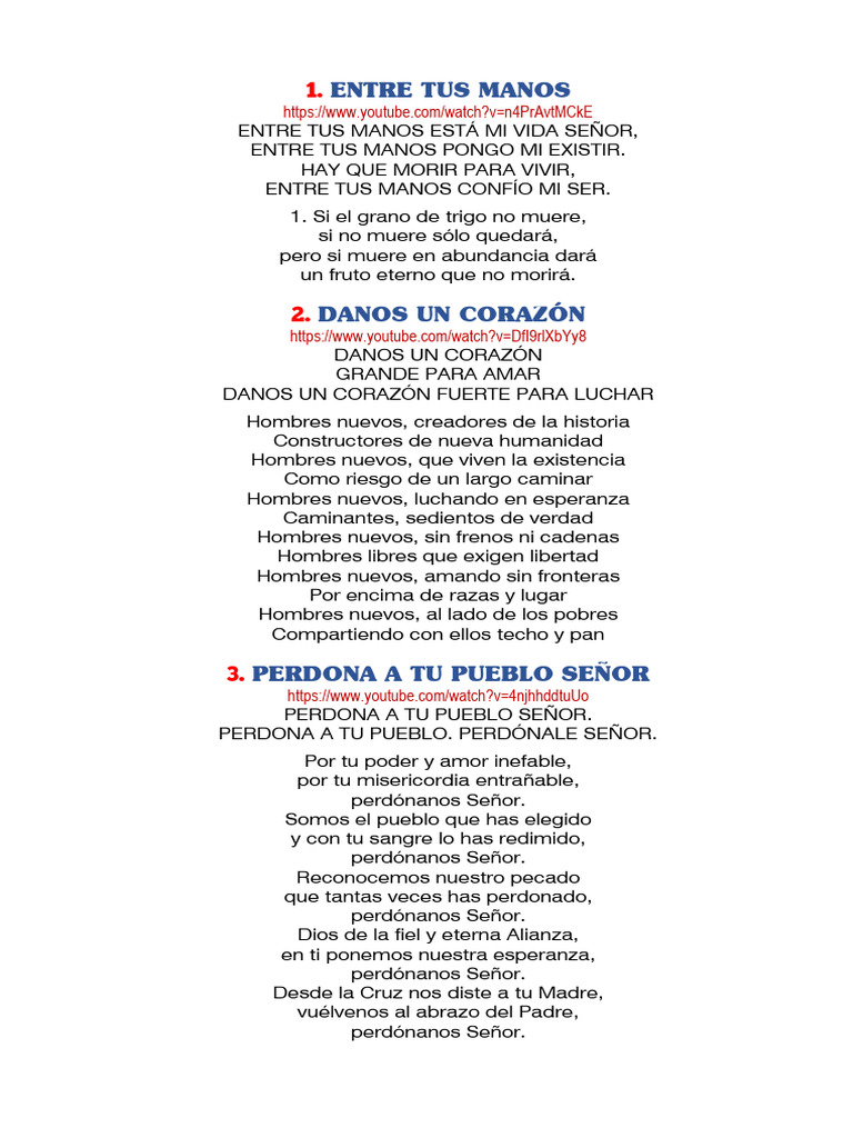 ARTE - Cantos Para El Camino de Luz (25!03!2024) | PDF