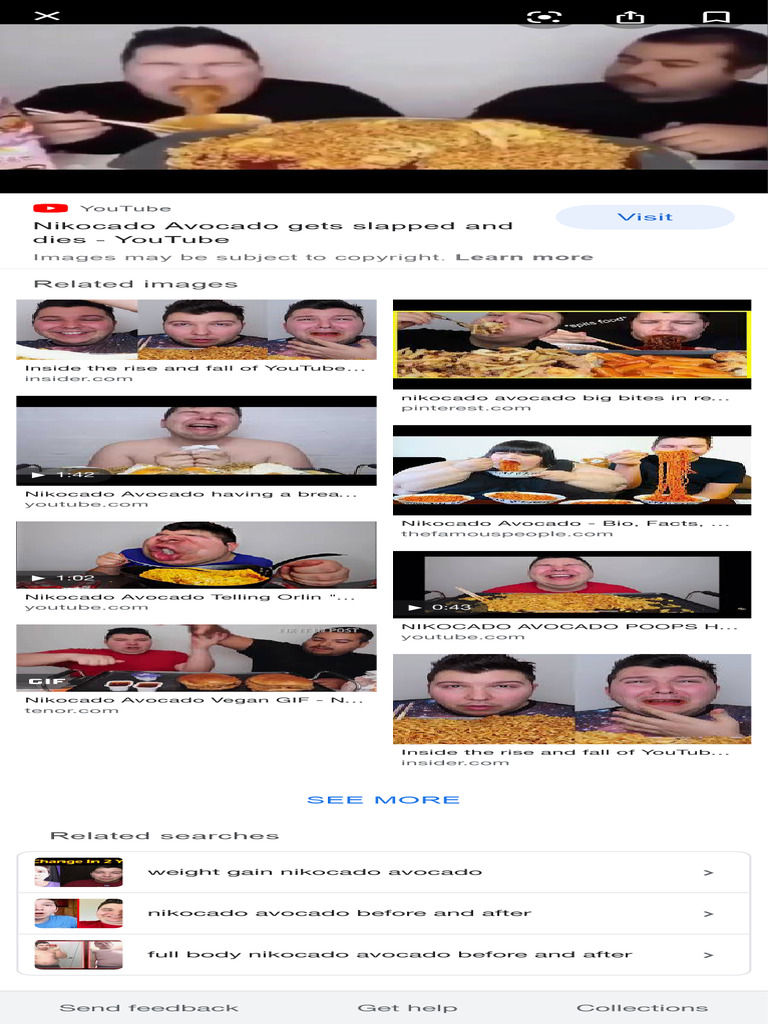 Nikocado Avocado Get Slapped Meme - Google Search | PDF